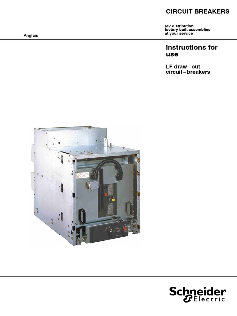 MV Circuit Breaker - Instruction For Use LF Draw-Out CB | PDF | Hazards ...