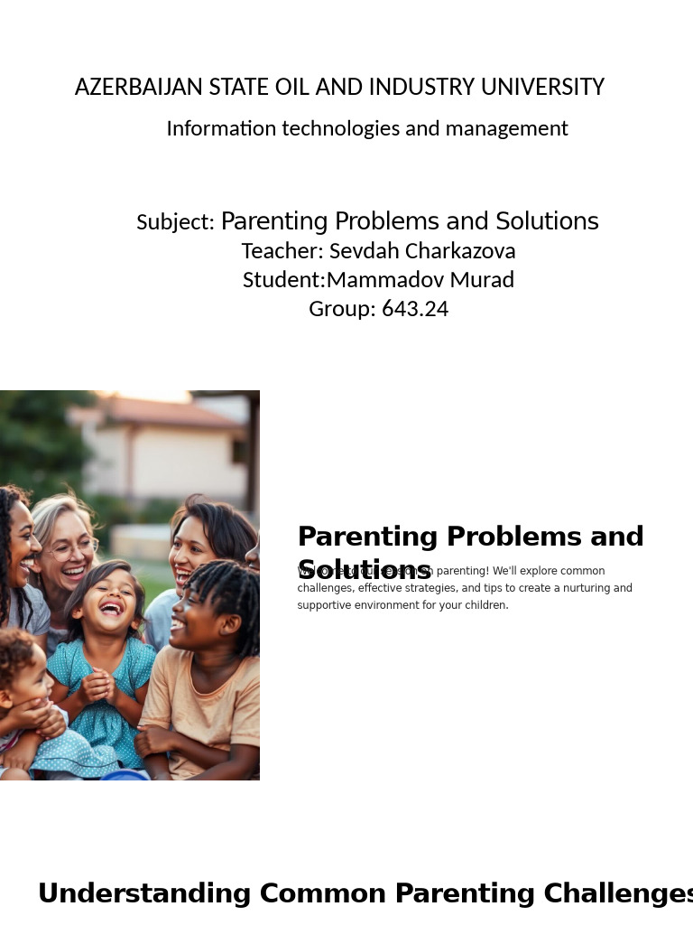 Parenting Problems and Solutions | PDF | Parenting | Mindfulness