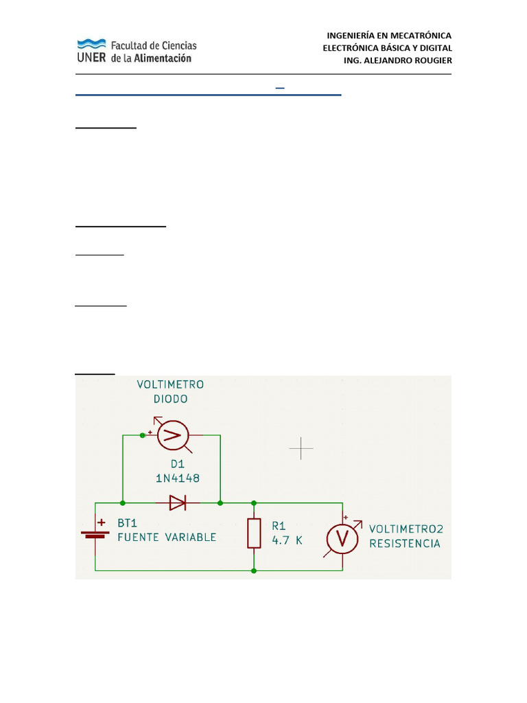 TP Diodos1 2023 | PDF | Diodo | voltaje