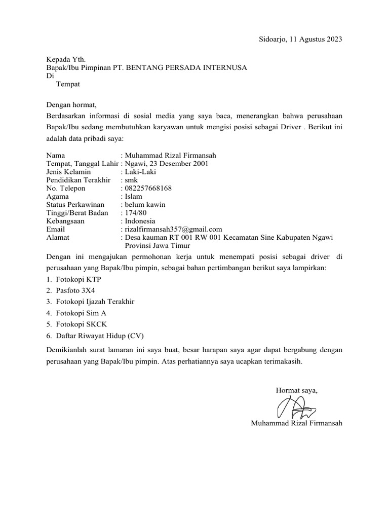 bentang internusa 1 | PDF