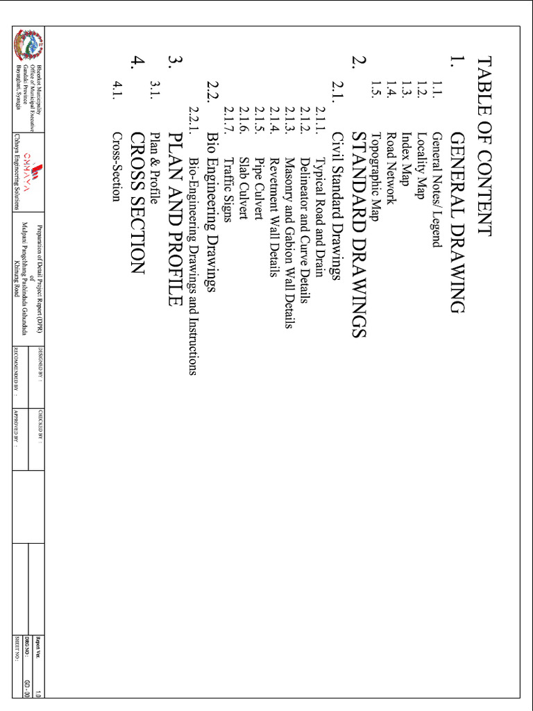 Road Sectional Drawing | PDF