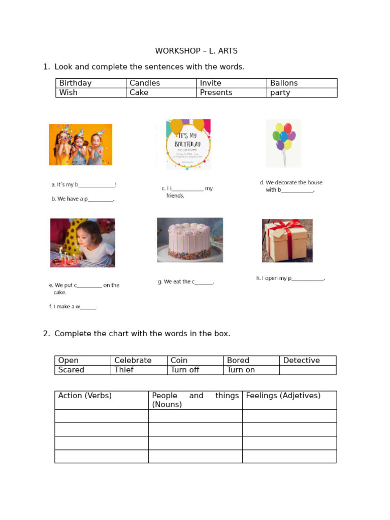 Study Guide, Unit 2 L.arts Worksheets 2 | PDF