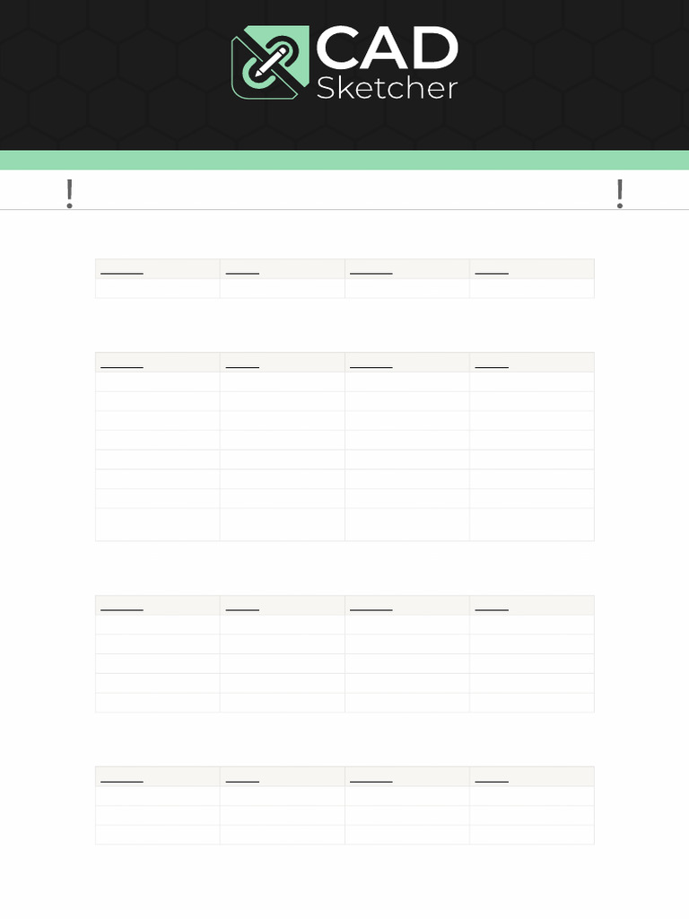 CAD Sketcher Shortcut Sheet 0.27.2 | PDF | Keyboard Shortcut ...