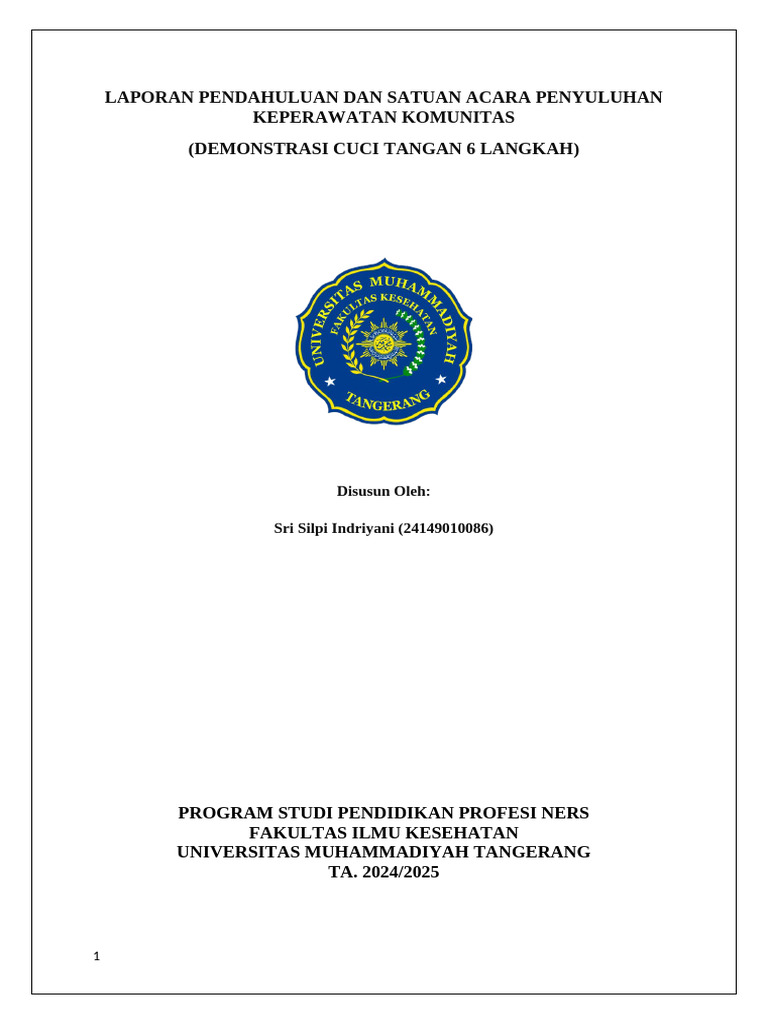 LP Sri Silpi Indriyani_24149010086 - Copy | PDF