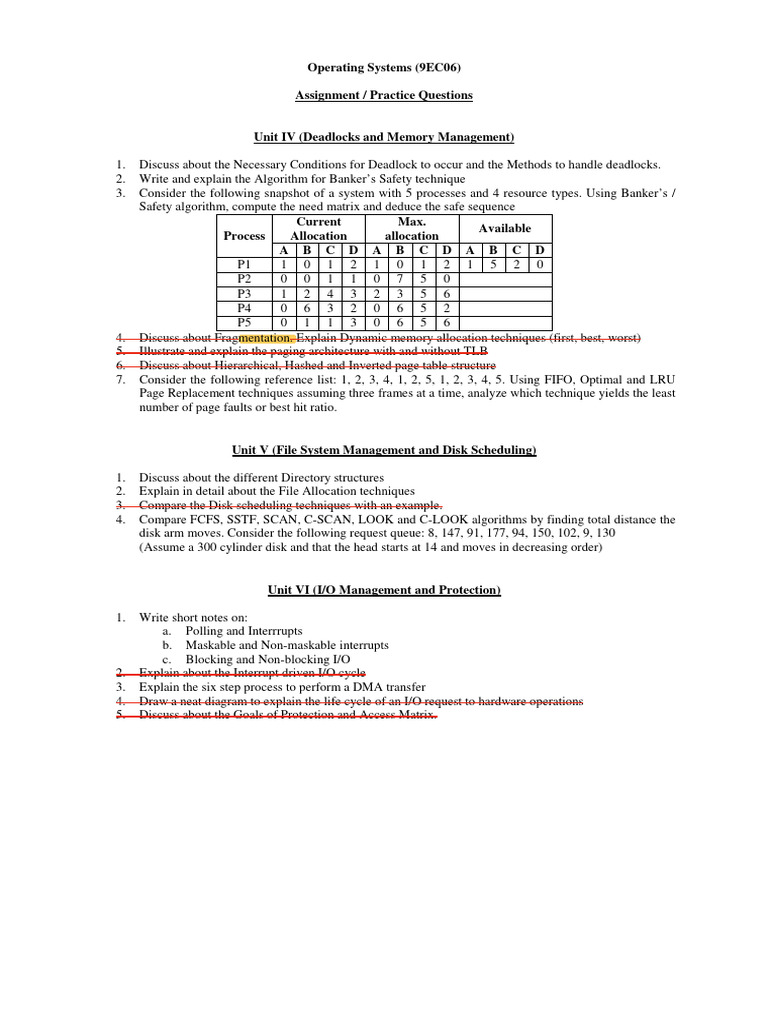 OSC - Practice Questions - Units 4, 5 and 6 | PDF | Computing | Computer Data