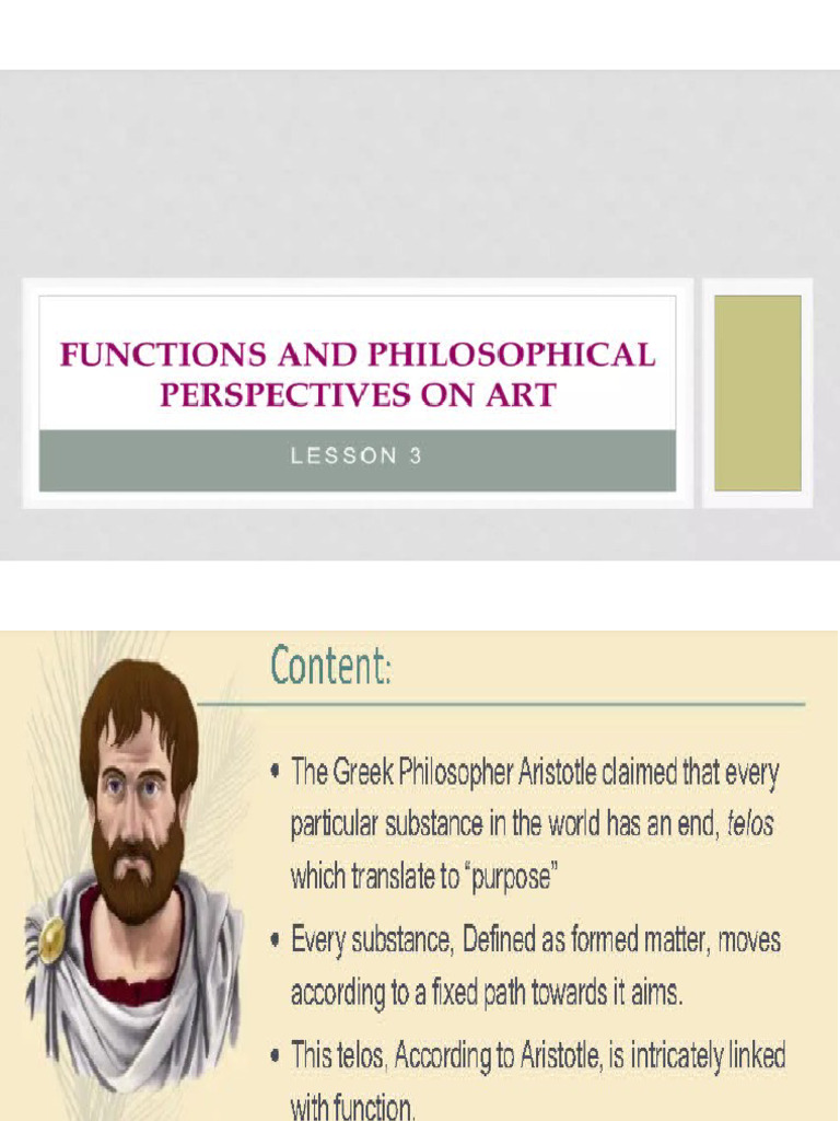 Arts Lesson 2 | PDF