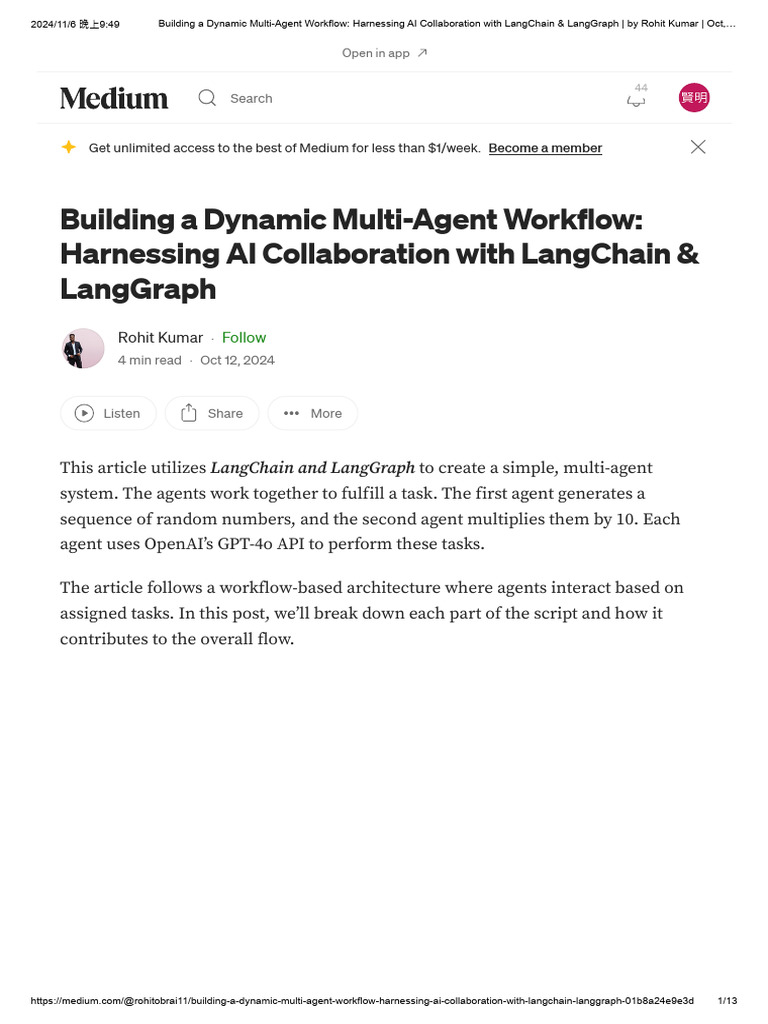 Building a Dynamic Multi-Agent Workflow_ Harnessing AI Collaboration ... Building a Dynamic Multi-Agent Workflow_ Harnessing AI Collaboration ...