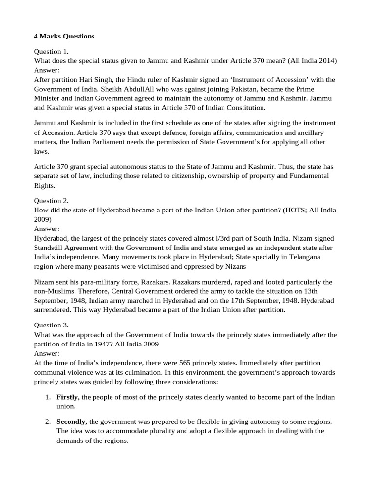 Indian Politics Book II | PDF | Treaty On The Non Proliferation Of ...