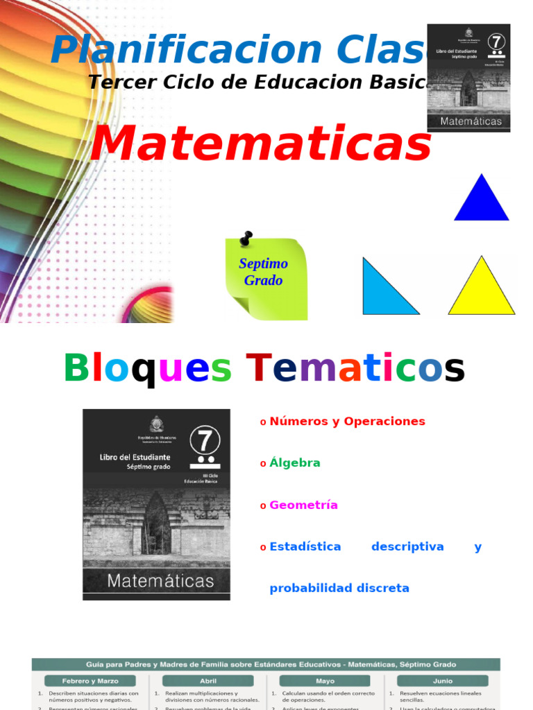 Matematicas Septimo Grado | PDF | Ecuaciones | Números