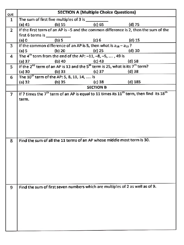 AP (Worksheet) | PDF