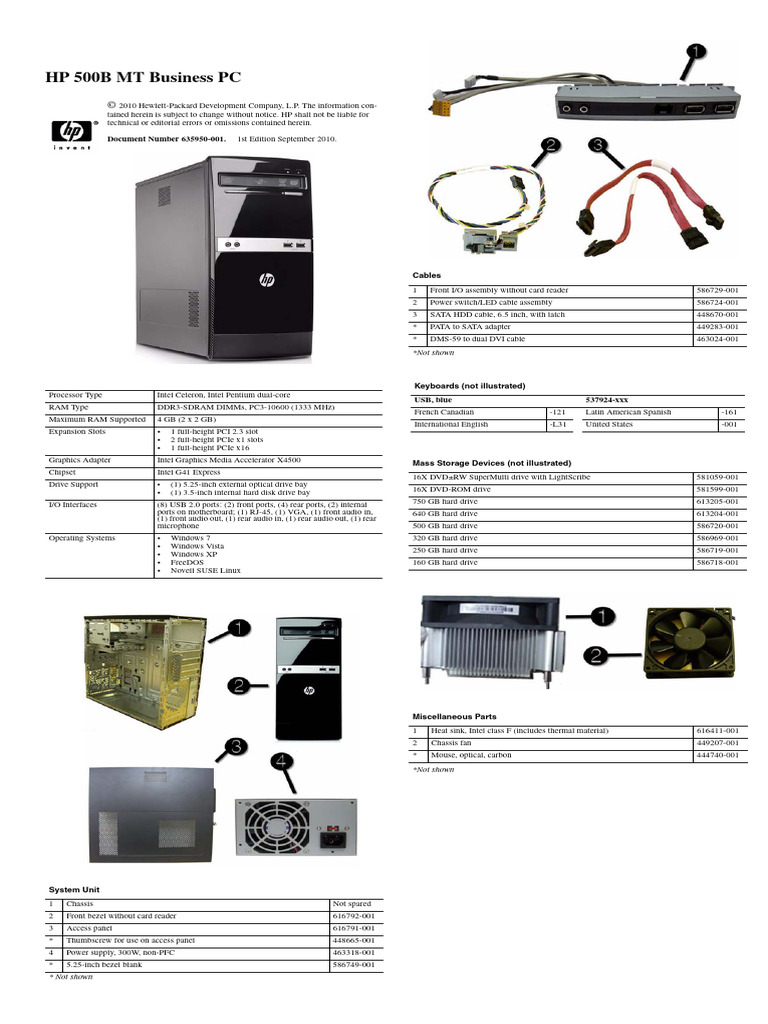 Manual de Compaq 500b Microwber | PDF | Bios | Booting