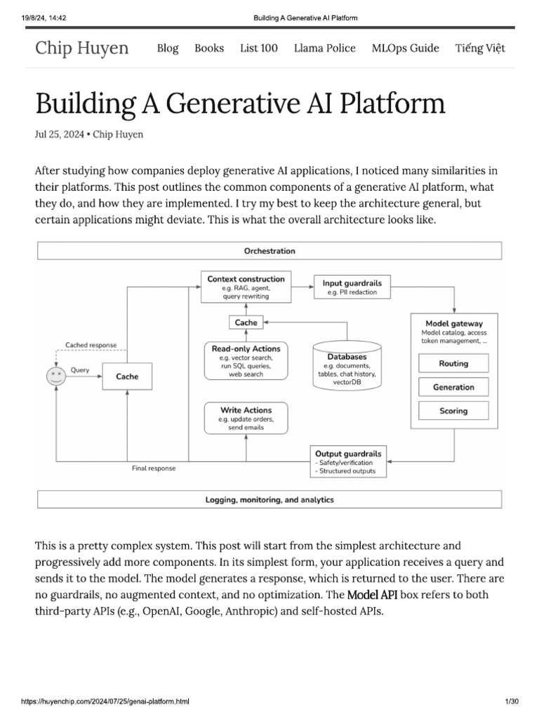 Building An AI Platform | PDF