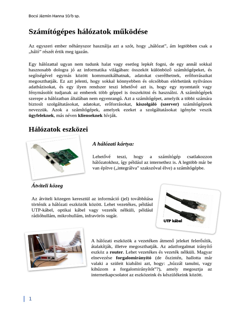 Info Halozatok Wifi Ip Beadando | PDF