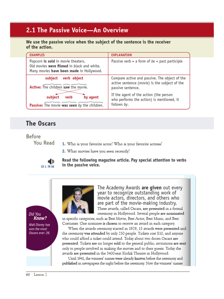 Understanding the Passive Voice | PDF | Verb | Grammatical Tense