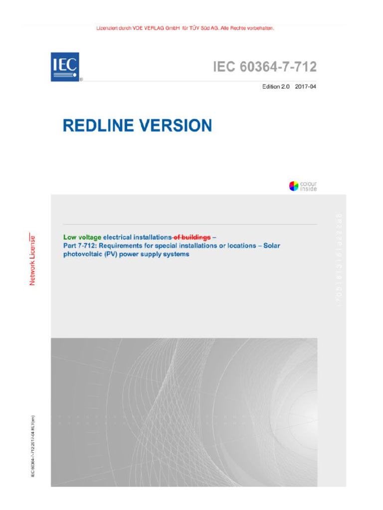 Iec 60364-7-712 | PDF