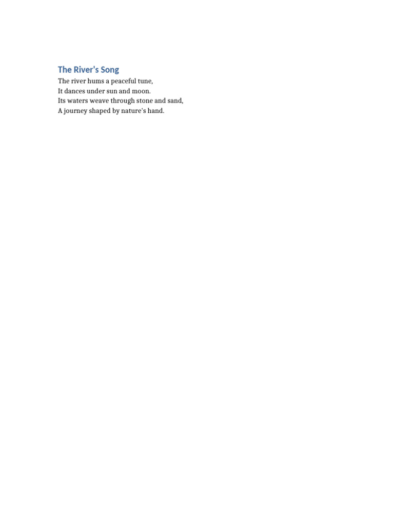 Poem 3 | PDF