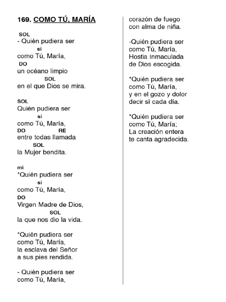 13 Como Tu Maria | PDF