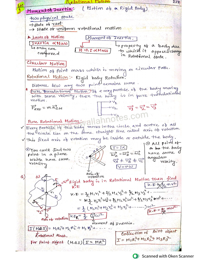 Rotational Motion | PDF