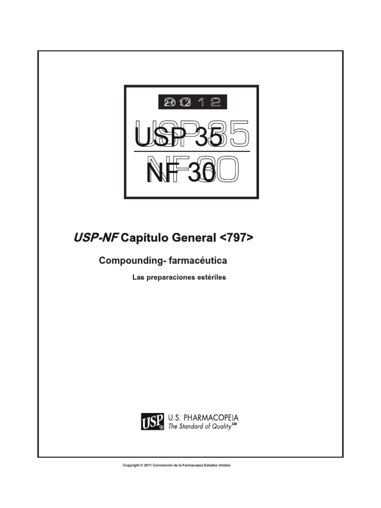 USP 797 Español | PDF | Farmacéutico | Farmacia