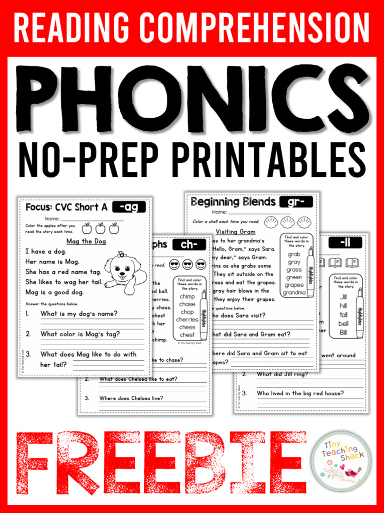 Phonics: No-Prep Printables | PDF | Copyright | Civil Law (Common Law)