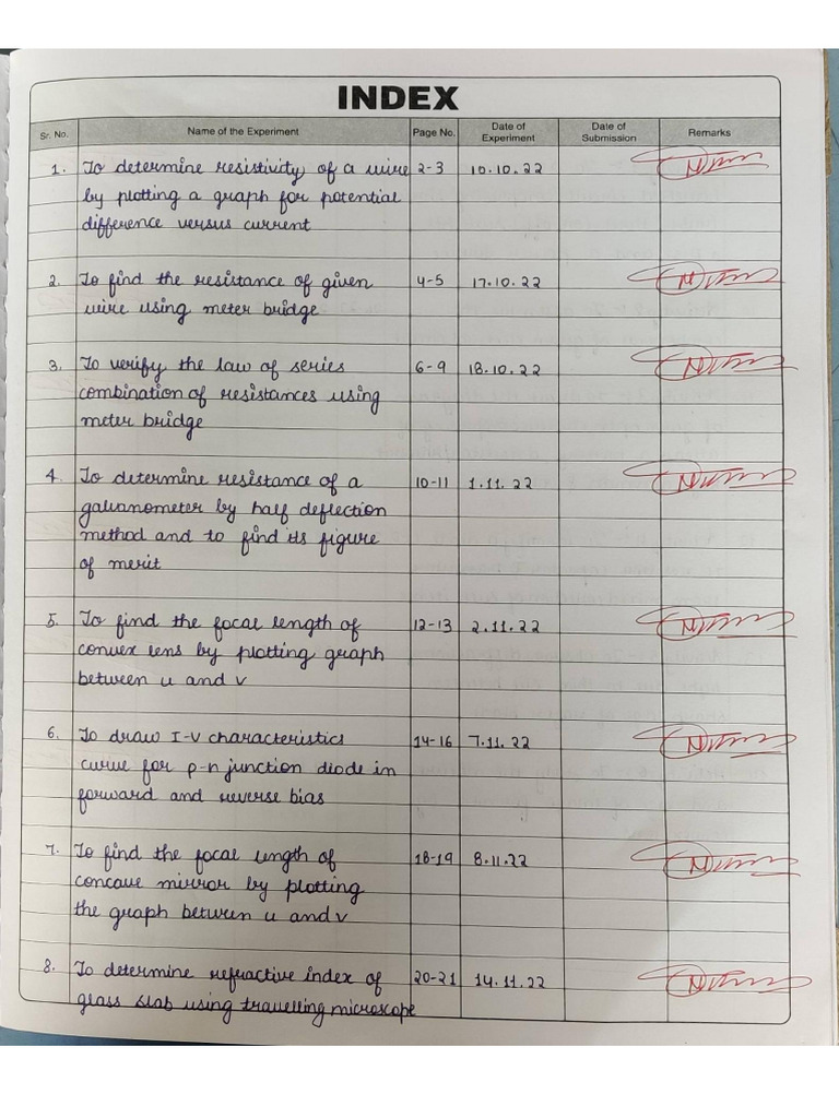 Physics Practical File | PDF