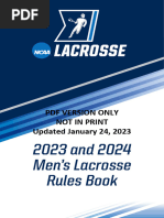 Official Lacrosse Referee Signals | PDF | Rules | Athletic Sports