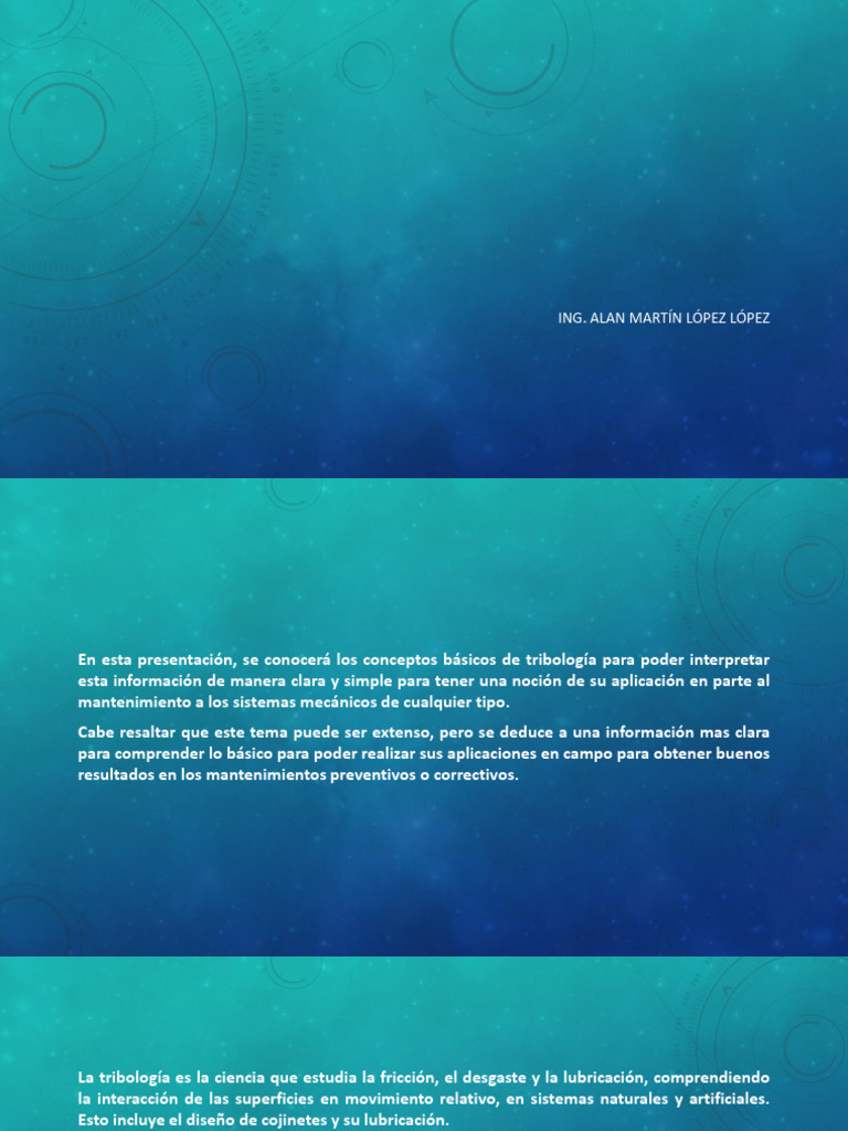 Conceptos Clave de Tribología y Aplicaciones | PDF | Rodamiento ...