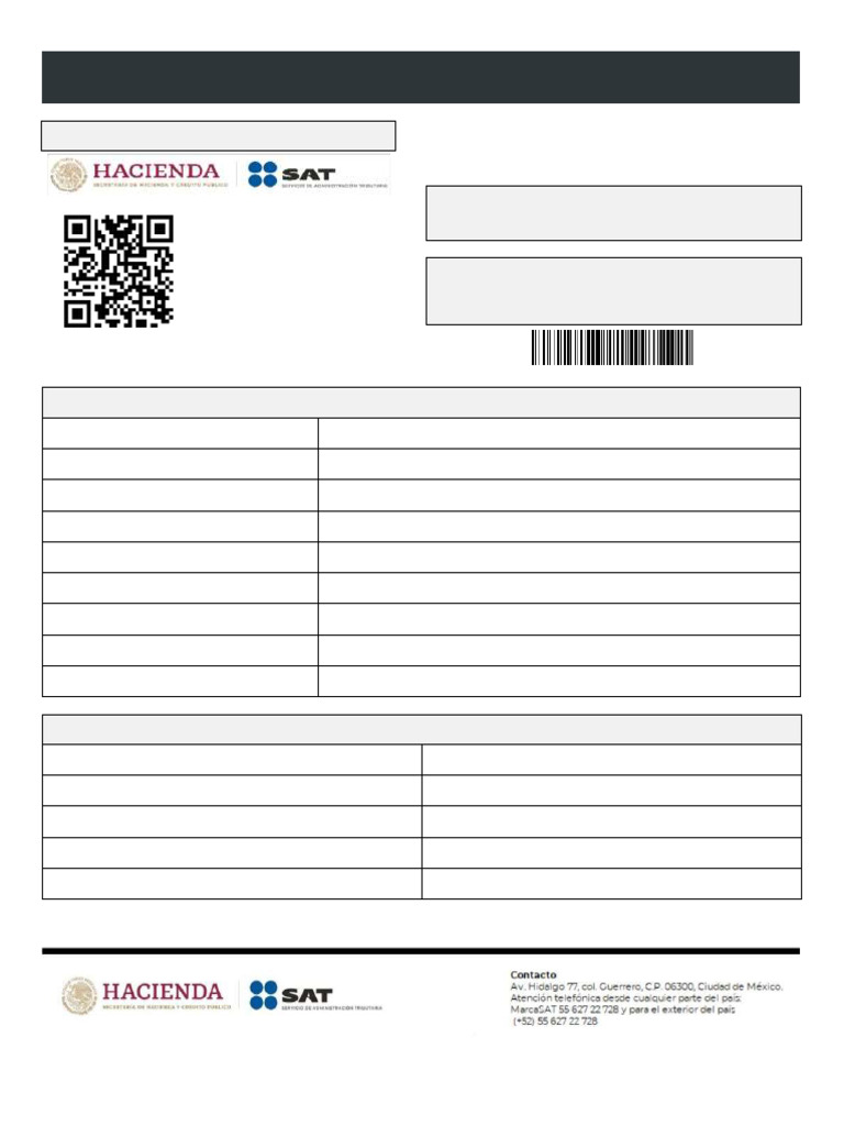 Constancia de Situacion Fiscal | PDF | Gobierno