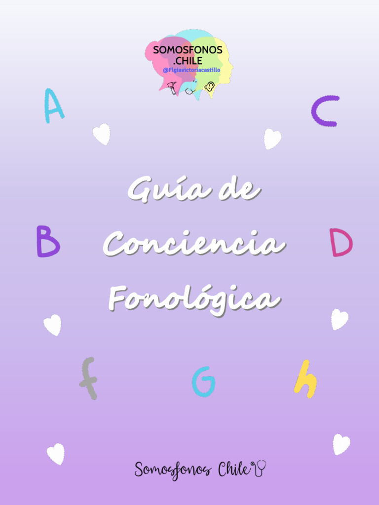 Guía de La Conciencia Fonológica | PDF | Sílaba | Palabra