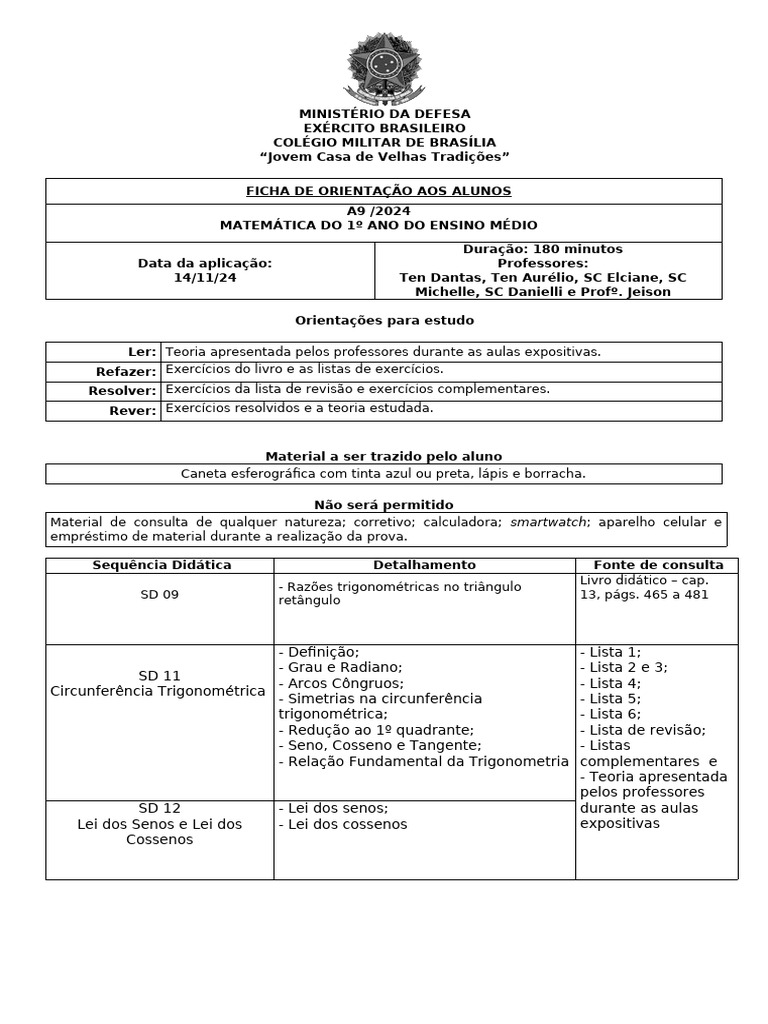 FOA A9 | PDF | Trigonometria | Euclides