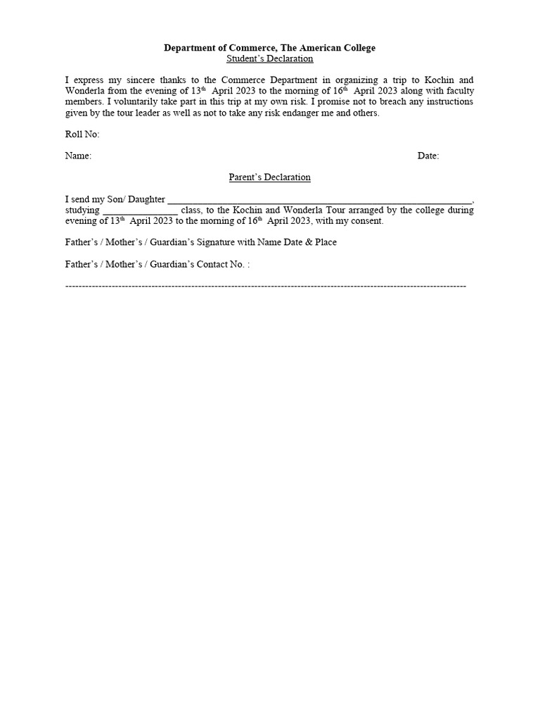 642434059-Tour-undertaking | PDF