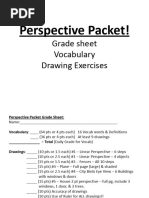 2 Point Perspective City Project Sheet | PDF | Perspective (Graphical ...
