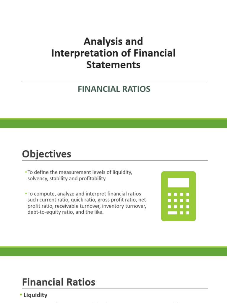Upd - Analysis and Interpretation of Financial Statements | PDF ...