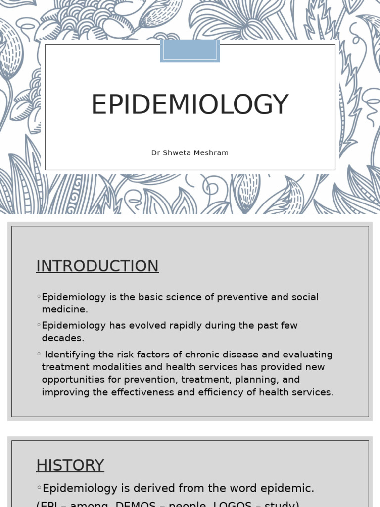 Epidemiology | PDF