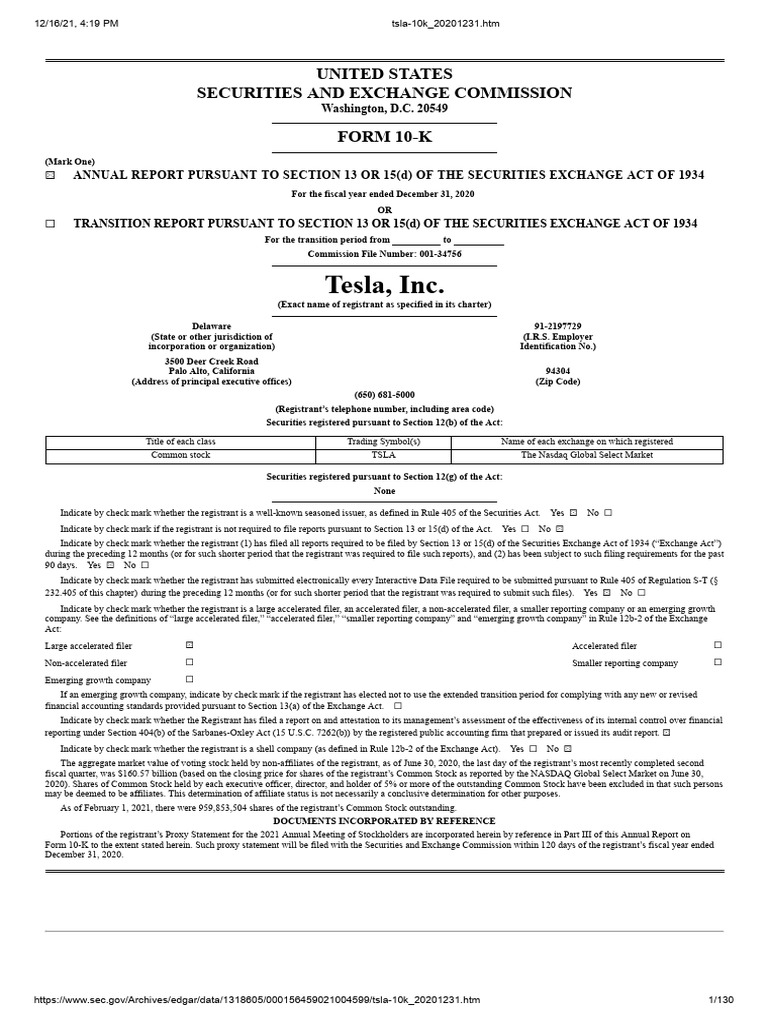 81 - Tesla | PDF | National Highway Traffic Safety Administration ...