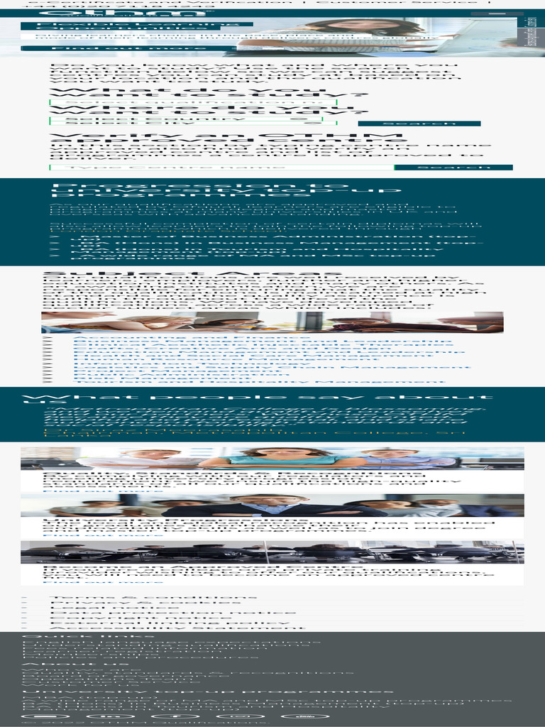 123 OTHM Qualifications | PDF | Master's Degree | Academic Degree