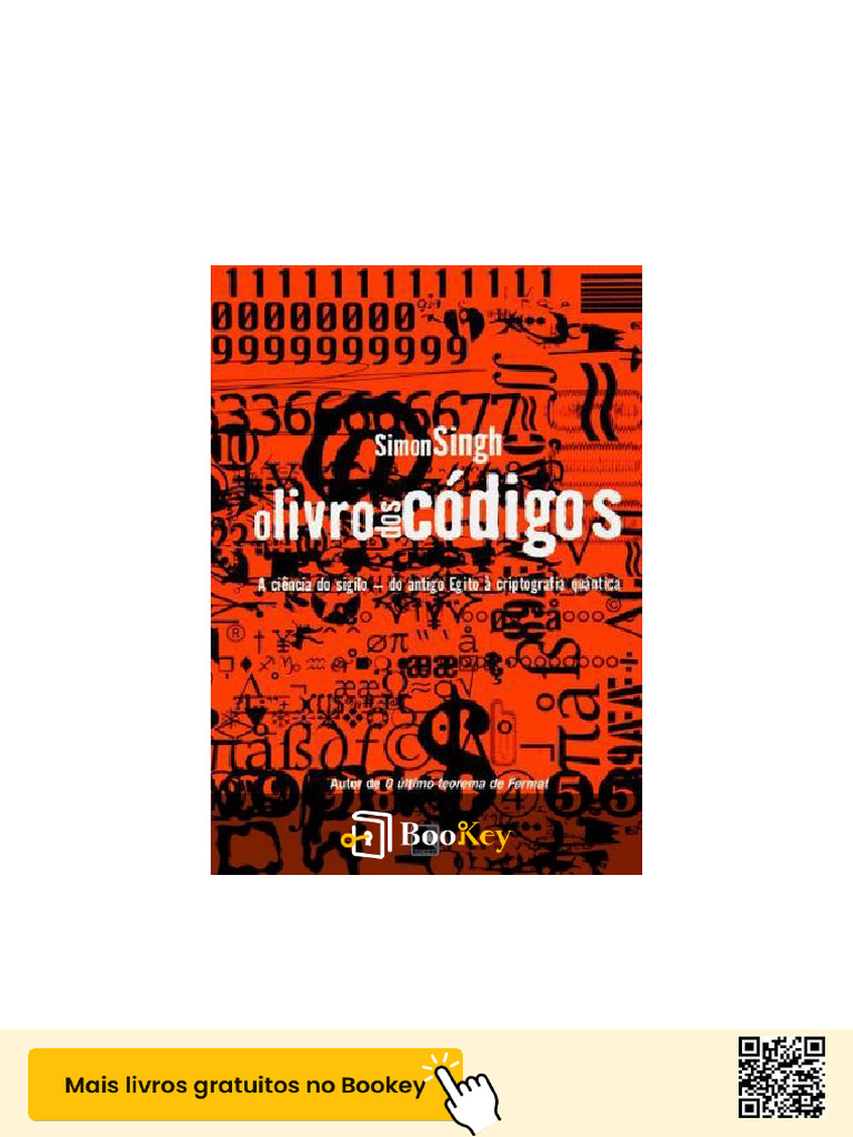 O Livro Dos Códigos Resumo | PDF | Criptografia | Criptografia de chave pública