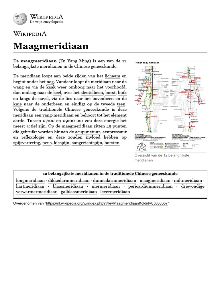 Maagmeridiaan - Wikipedia | PDF