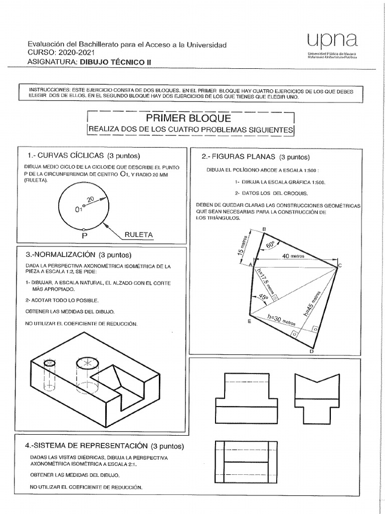 Ejercicios de Dibujo Técnico 11 | PDF | Geometria clasica | Geometría ...