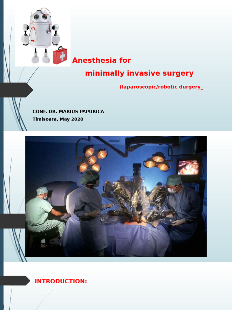 Particularitati Anestezice Ale Pacientului Oncologic Programat Pentru o ...
