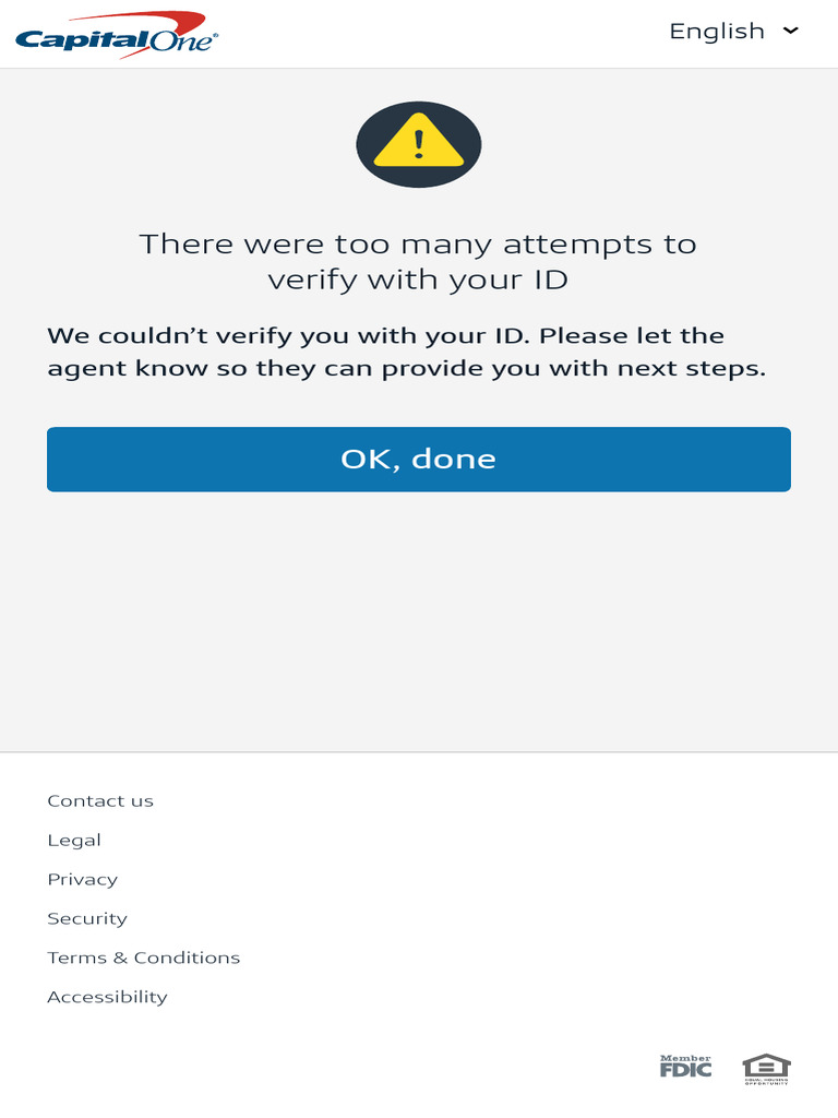 ID Verification Failed: Next Steps | PDF