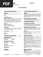 Vinimex Clasica NF Satinada Ficha Técnica | PDF