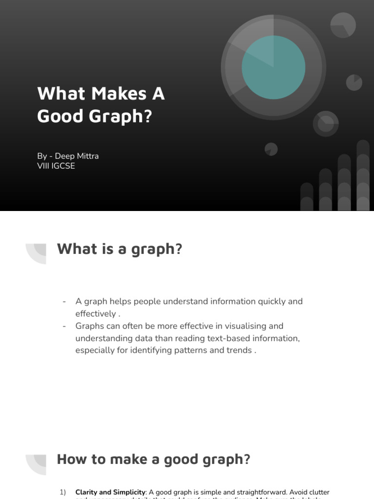 What Makes A Good Graph | PDF
