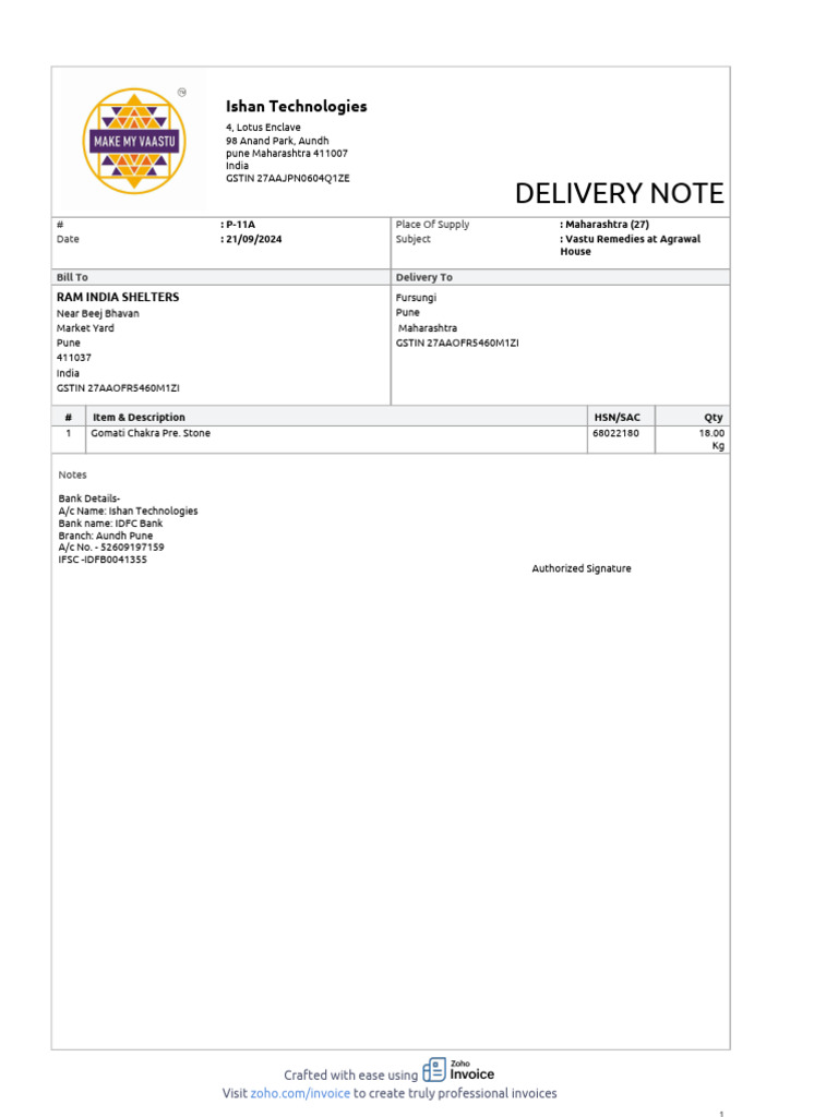 DELIVERYNOTE_P-11A | PDF
