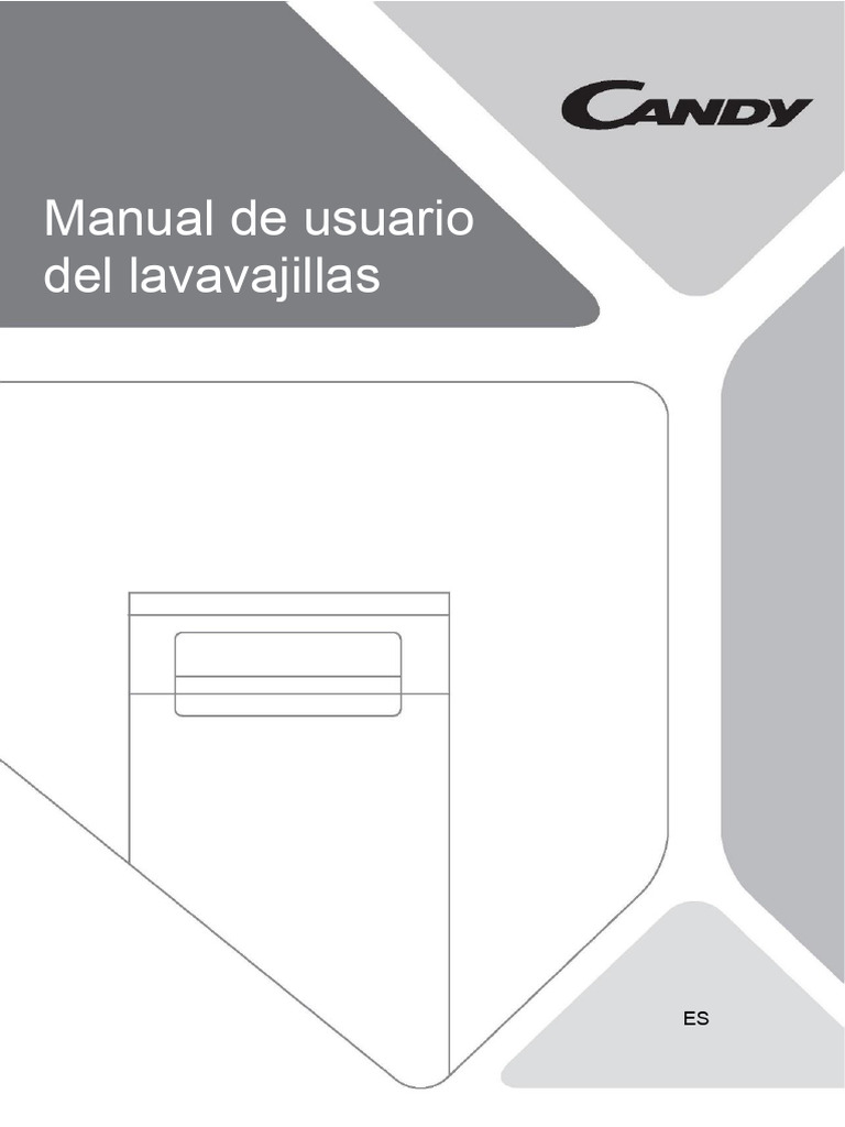 User Manual of Candy | PDF | Lavavajillas | Enchufes y tomas de corriente alterna