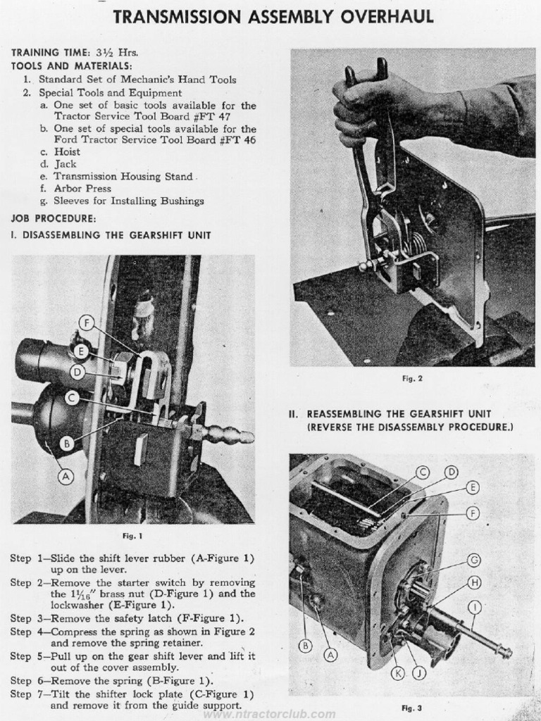 Dealer Mechanic Training - Transmission Assembly Overhaul | PDF