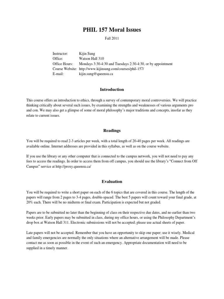 Syllabus | PDF | Academic Integrity | Integrity