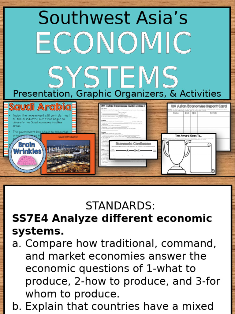 SW Asia Economic Systems Kid Version (1) | PDF | Saudi Arabia | Economies