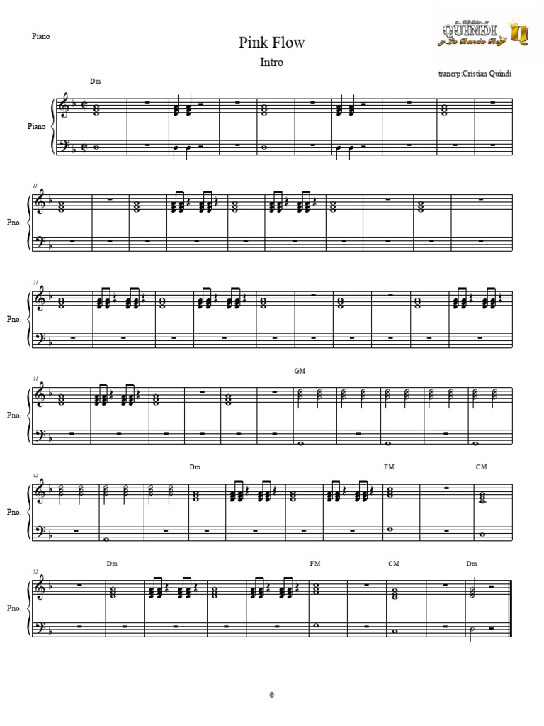 Intro Plink Flow 1 - Piano | PDF