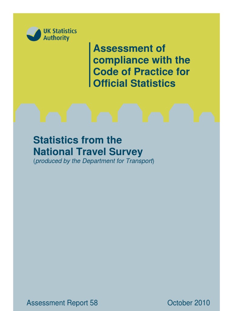 Images Assessment Report 58 National Travel Survey Tcm97 34769 | PDF ...